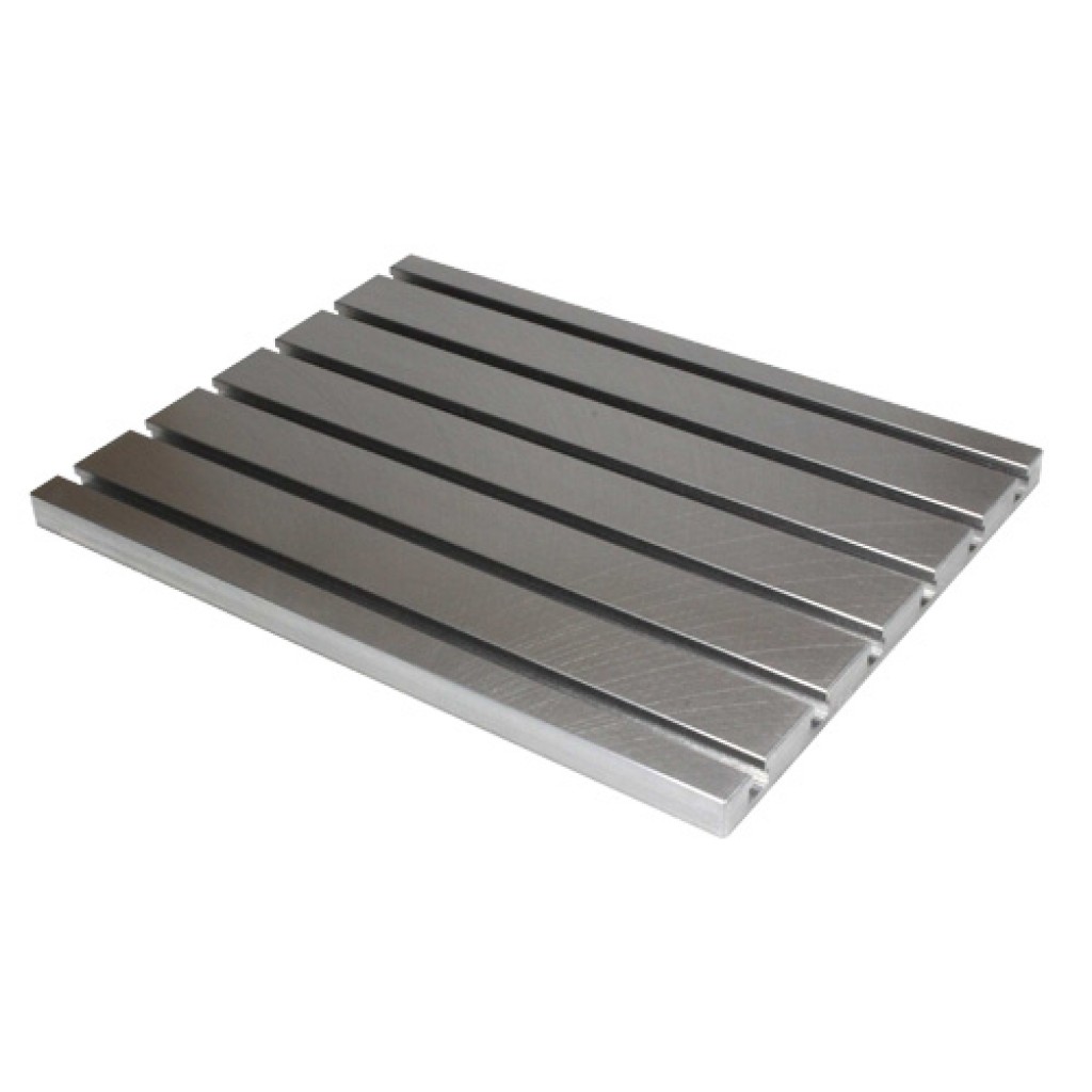 Finely Milled Steel T-slot plate 7040 - CNC Clamping UK